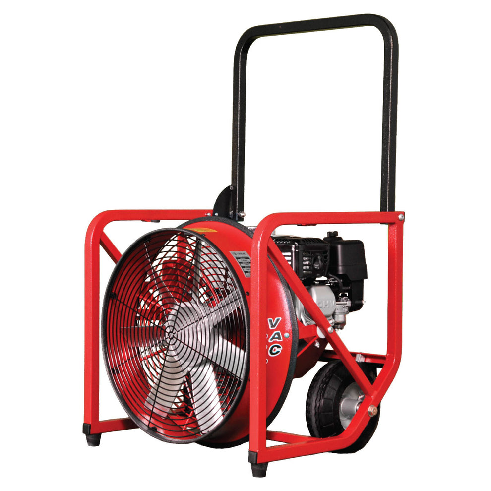 Super Vac 18" Gas Positive Pressure Ventilation Fan Honda GX 200 Engin ...