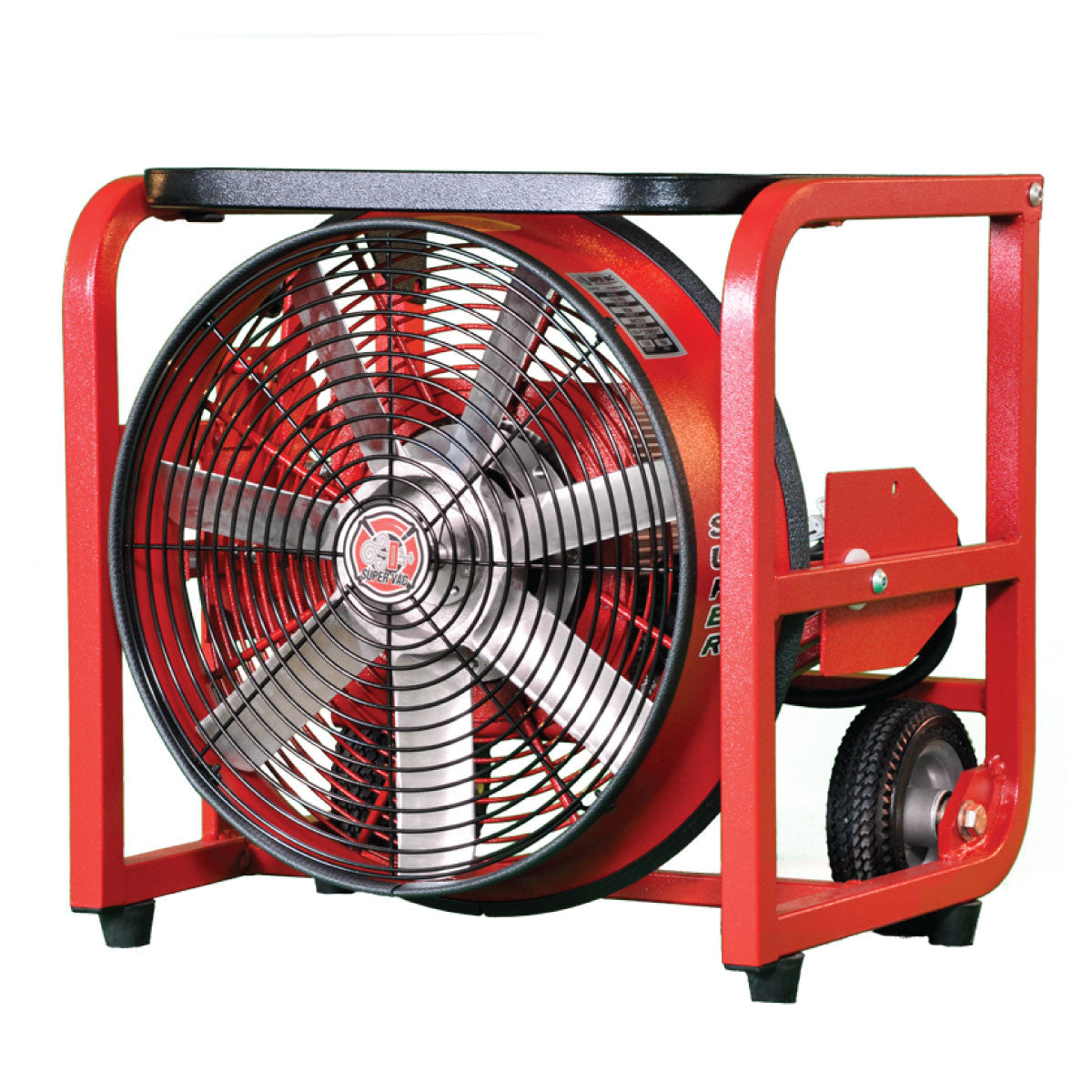Super Vac 20" Electric Positive Pressure Ventilation Fan 1.5 Hp Variab ...