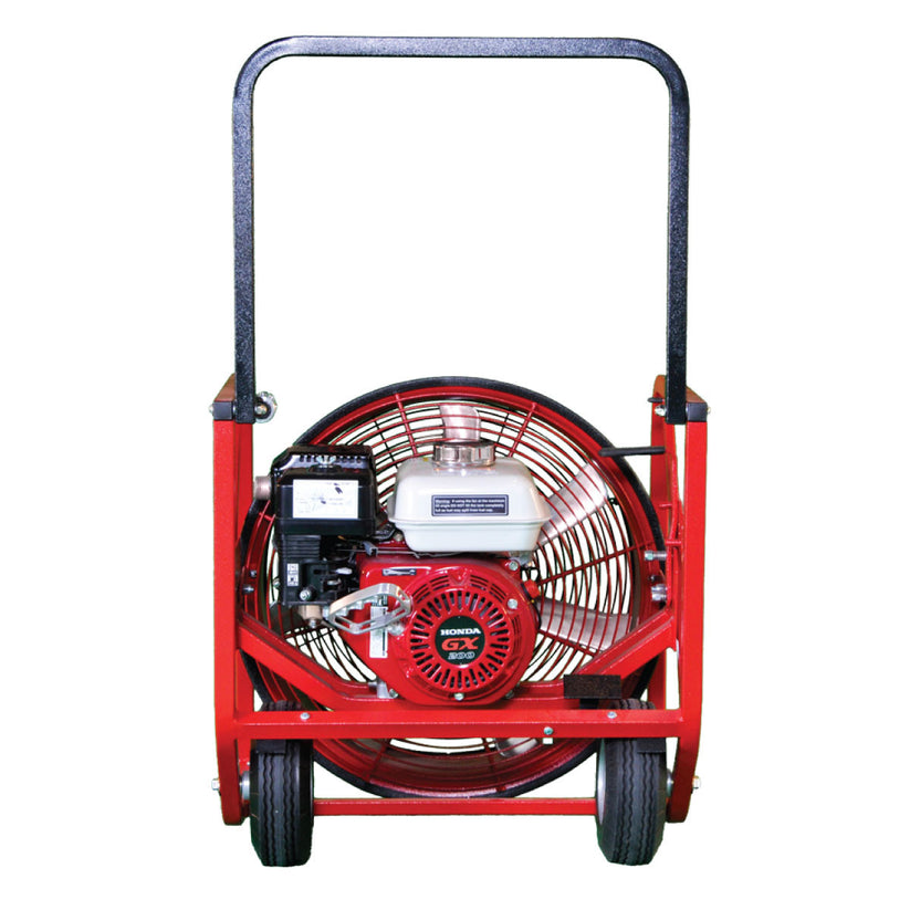 Super Vac 20" Gas Positive Pressure Ventilation Fan Honda GX 200 Engin ...
